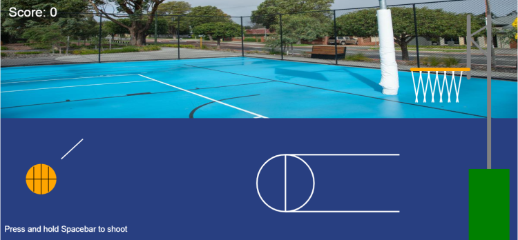 Simple Basketball Free Throw Game in JavaScript Free Source Code | SourceCodester